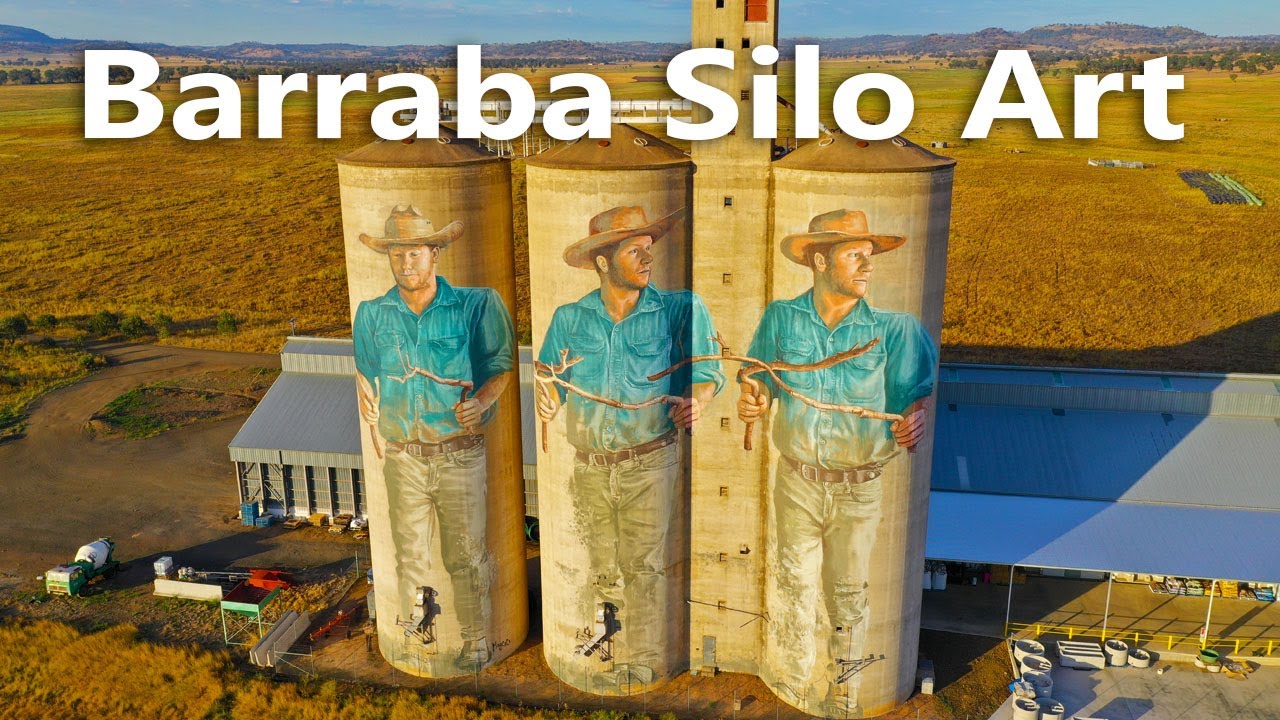 Barraba Silo Art - YouTube