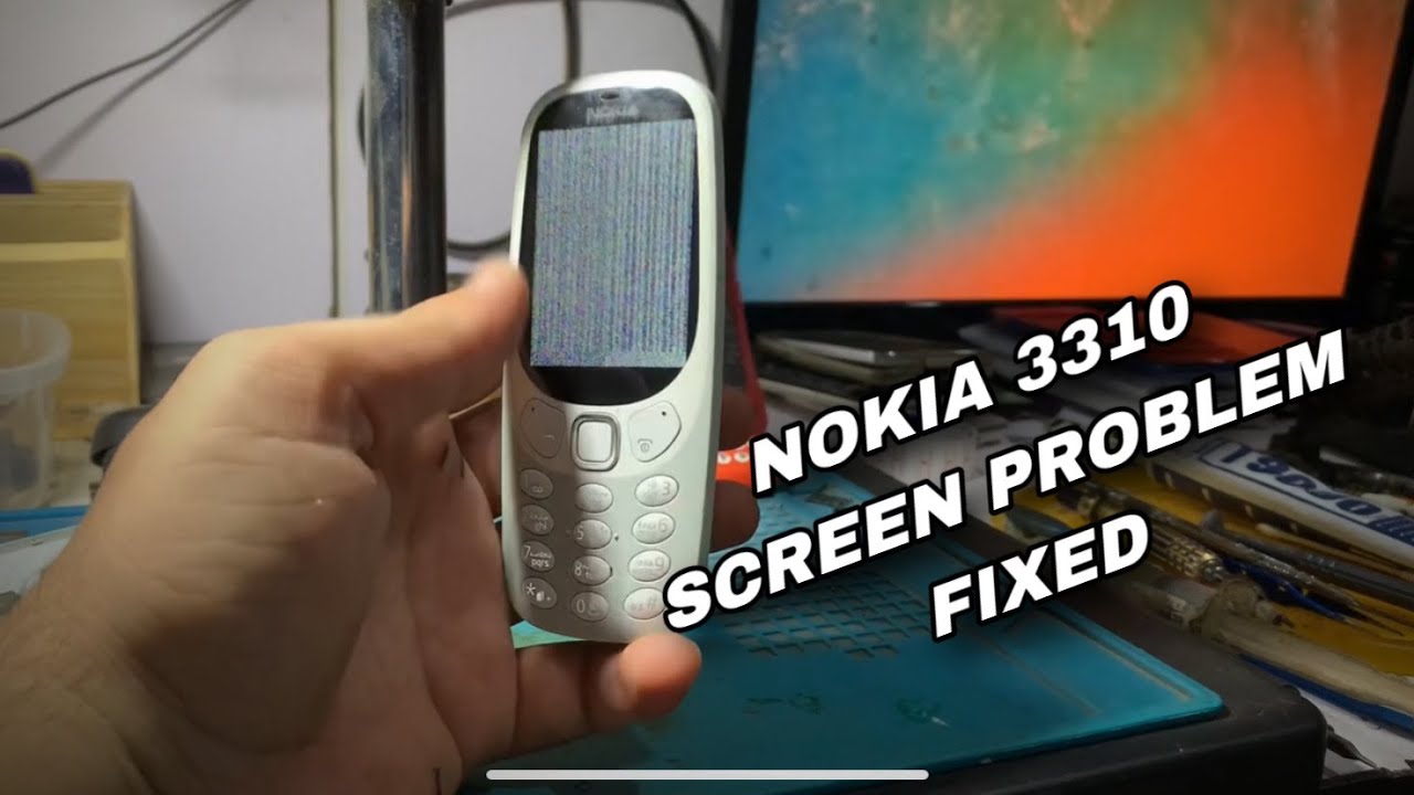 Nokia 3310 lcd graphic problem fixed | how to fix nokia white screen ...