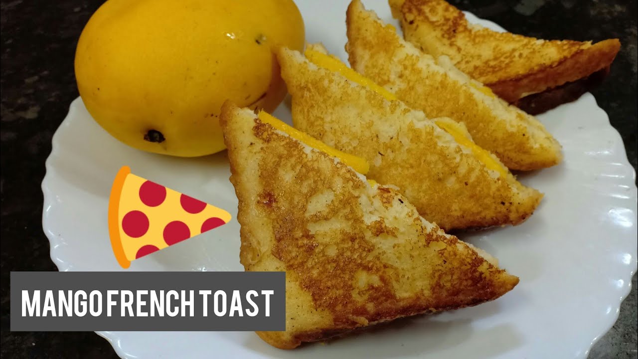 Mango french toast Mamidi pandu french toast - YouTube