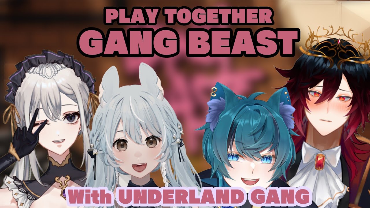 【GANG BEAST】UNDERLAND GANG! This game is Friendship Game... RIGHT!? # ...