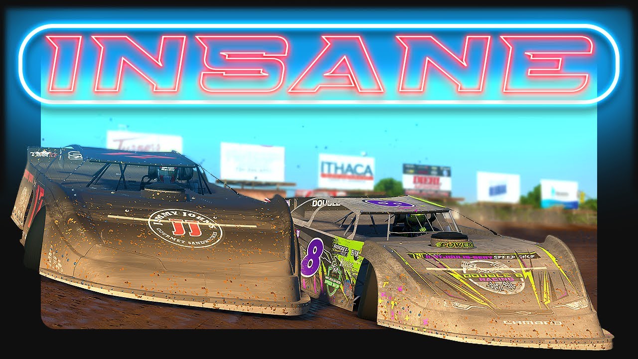 HUGE OFF TRACK SLIDER SEALS OUR FATE! - iRacing Dirt Super Late Model Lernerville [Double B ...
