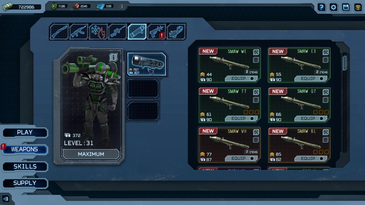 Alien Shooter TD all Best Gear/Weapon - YouTube