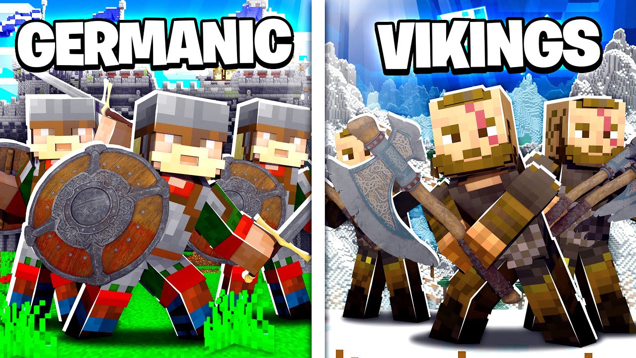 100 Players Simulate a MEDIEVAL WAR in Minecraft Civilization War - YouTube