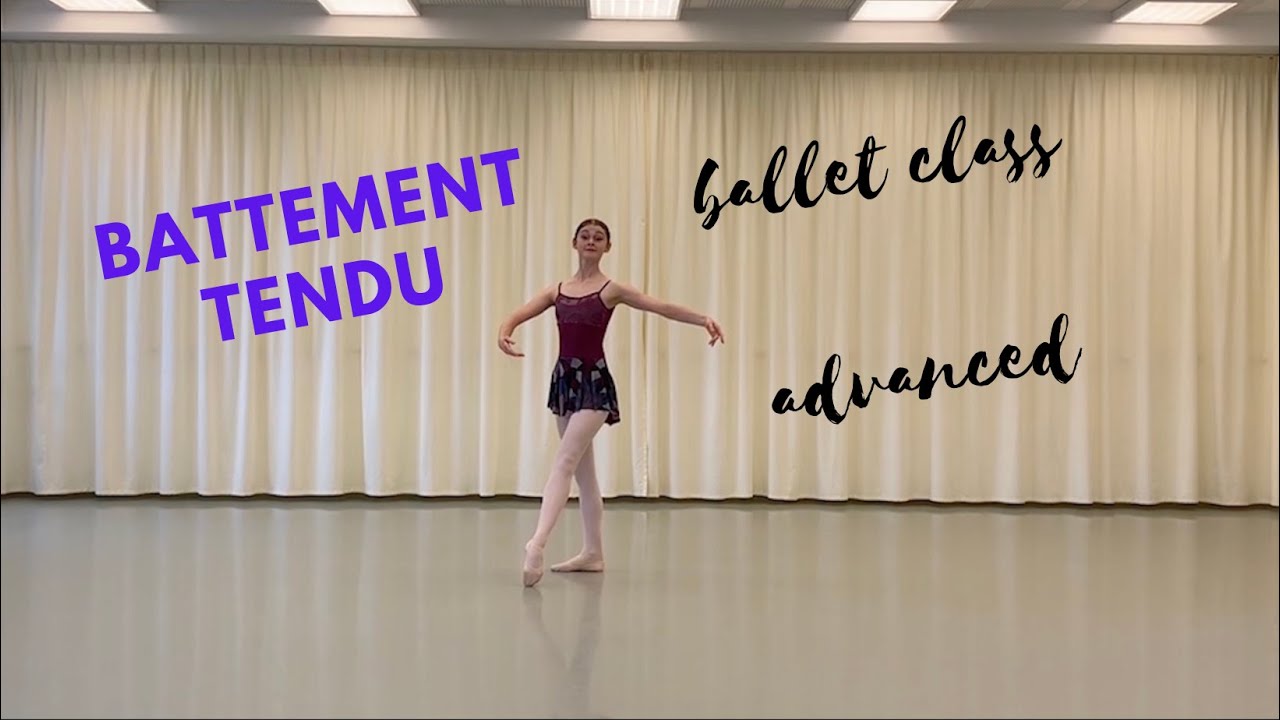 https://www.primaballetclass.com Tendu - Centre - Left - Advanced - YouTube