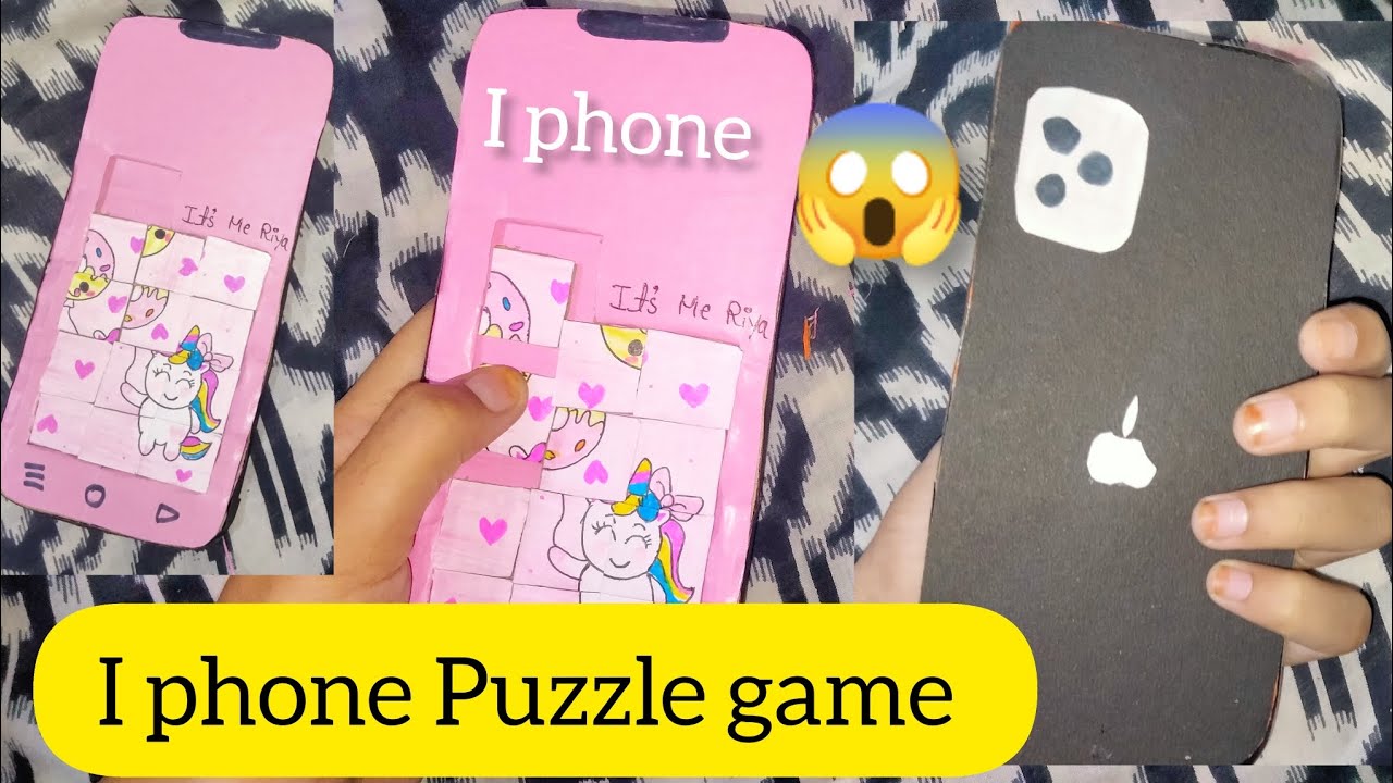 Diy I Phone 14 pro max puzzle game 🎮🎯🥰 / 😱i phone/ OMG 😟 / puzzle game ...