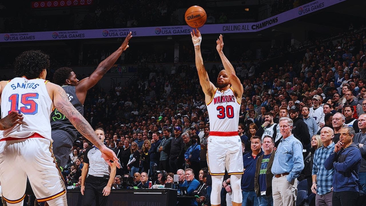 Curry's Clutch Cannon: Warriors Unleash Inferno on Wolves! 🔥 - YouTube