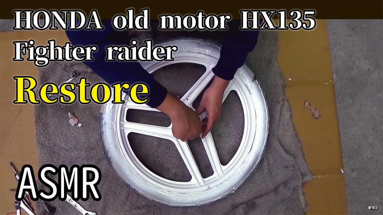 Restoration old HONDA old motorcycle HX135 Fighter raider | Rusty ...