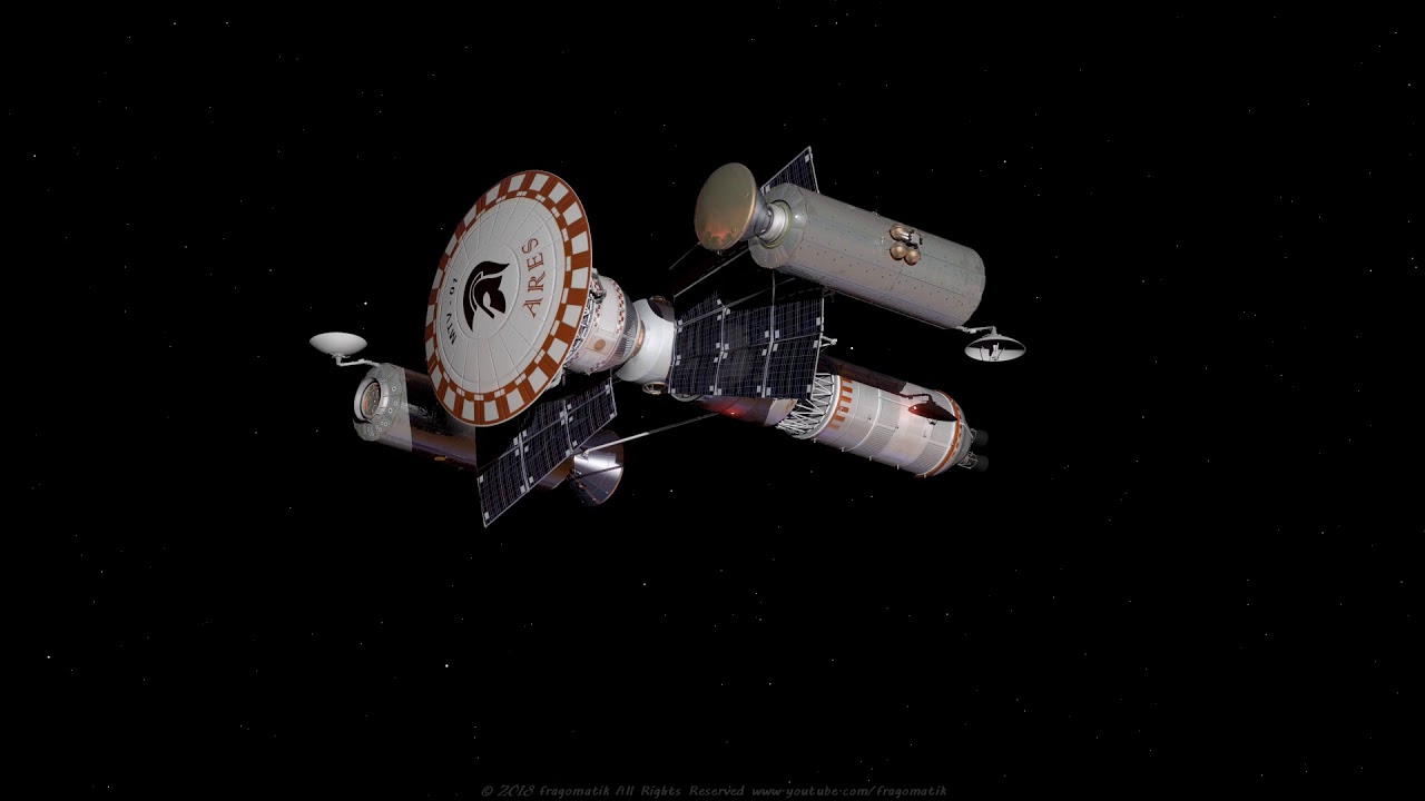 Concept 6 - Mars Transfer Vehicle - YouTube