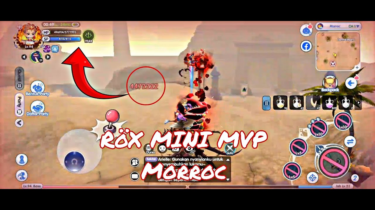 RöX MINI MVP MORROC 3 PARTY TO ATTACK @ROXIDOFFICIAL - YouTube