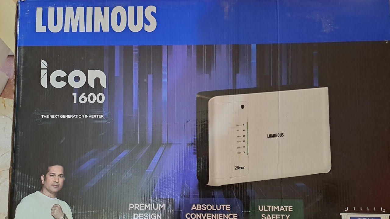 Luminous icon 1600 /1100|| child safety inverter ||Luminous icon ...