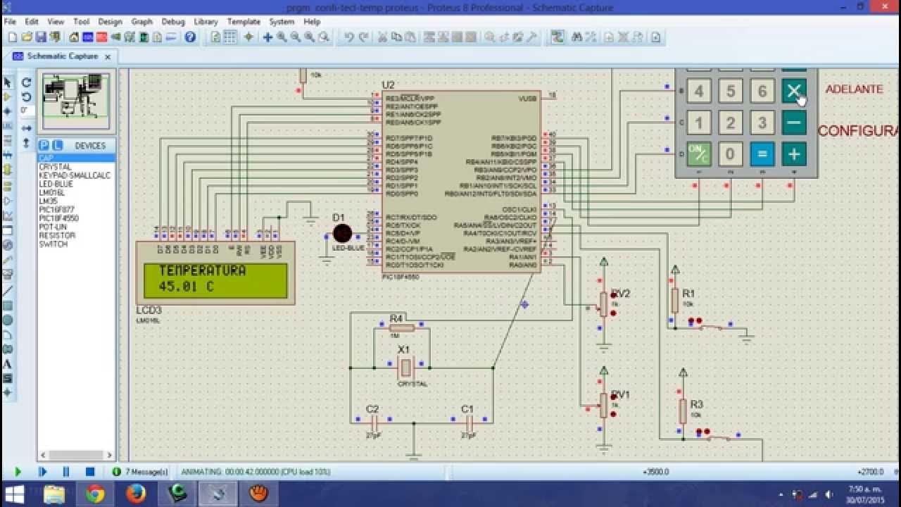 Sensor de temperatura lm35 Y PIC 18F2550 - 18F4550 - YouTube