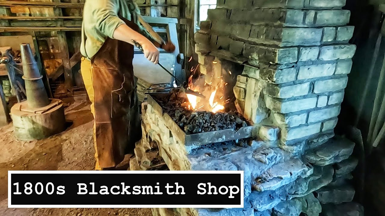 Starting up the Coal Forge - Old School Blacksmithing - YouTube
