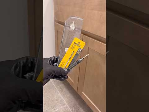 Stop struggling with cabinet handles! Here’s the easiest way to install them like a PRO 🤝🔨 #tips