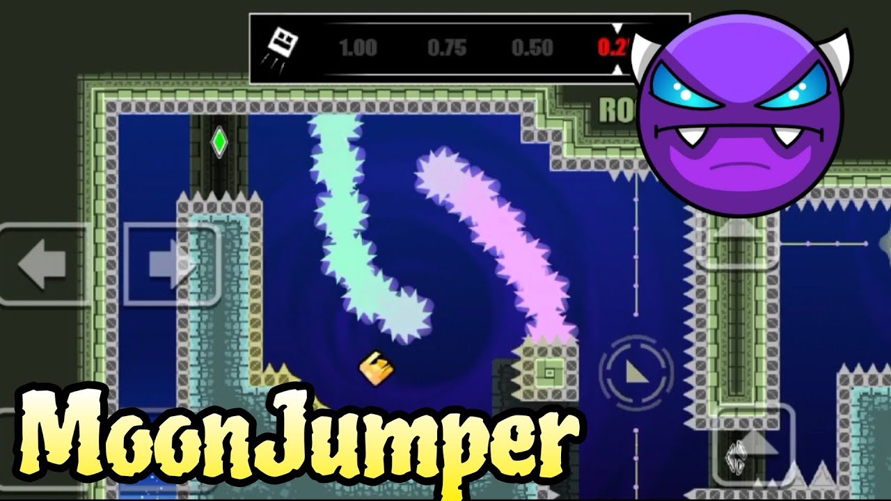 MoonJumper by ReJoi 100% (Easy Demon) - Geometry Dash 2.2 - YouTube