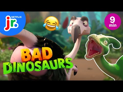 9 MINUTI DIVERTENTISSIMI con BAD DINOSAURS 😂🦖 Netflix Junior Italia