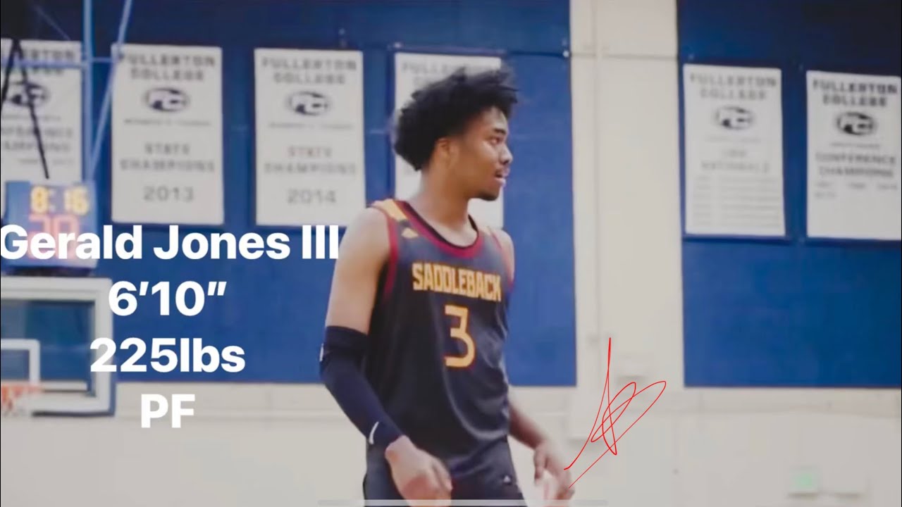 Gerald Jones lll 6’10” PF 225LBS - YouTube