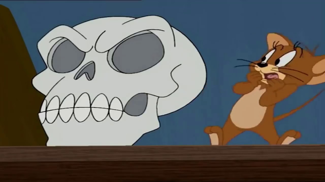 Tom and Jerry - Tom vs skeleton(jerry) - YouTube