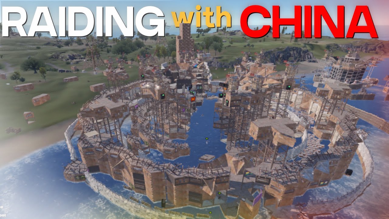 RAIDING WITH A CHINESE ZERG - RUST - YouTube