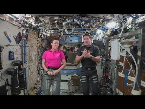 Space Station Crew Talks with Gateway Habitation and Logistics Outpost Team - YouTube
