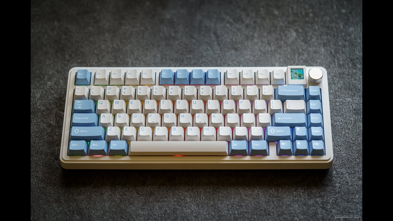 新盟 XINMENG M75 Pro | 烏梅子軸 Dark Plum Switch - Typing Sounds - YouTube