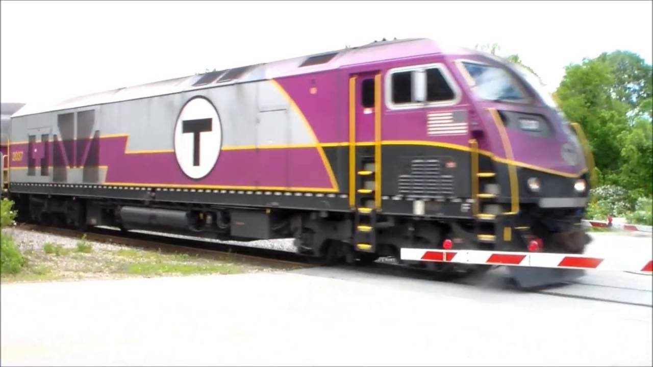 Plymouth Commuter Rail Crossing 1 - YouTube