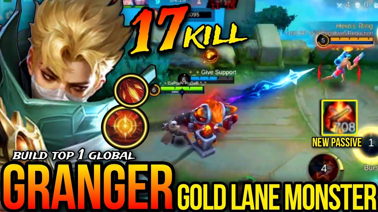 17 Kills!! Granger Revamp?! New Gold Lane Monster | Top Global Granger ...