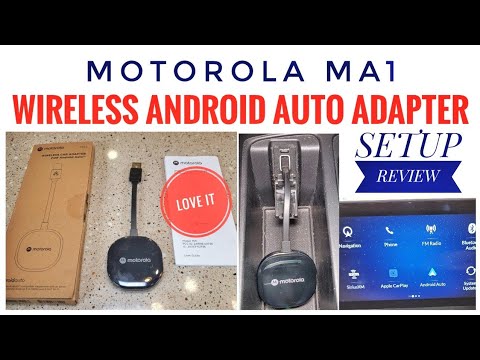 Review & How to Set Up Motorola MA1 Wireless Android Auto Car Adapter ...