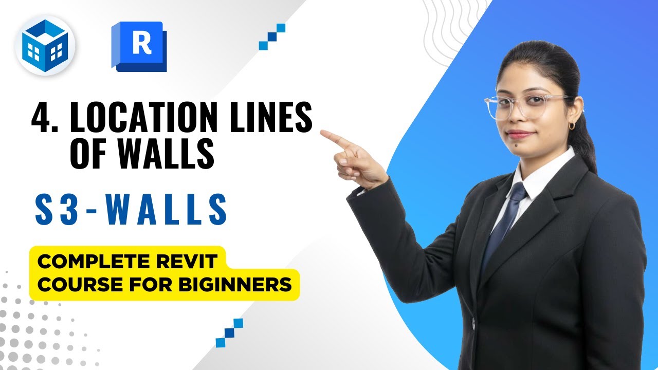 Revit Wall Location Line | Complete Revit Course for Beginners | S3 ...