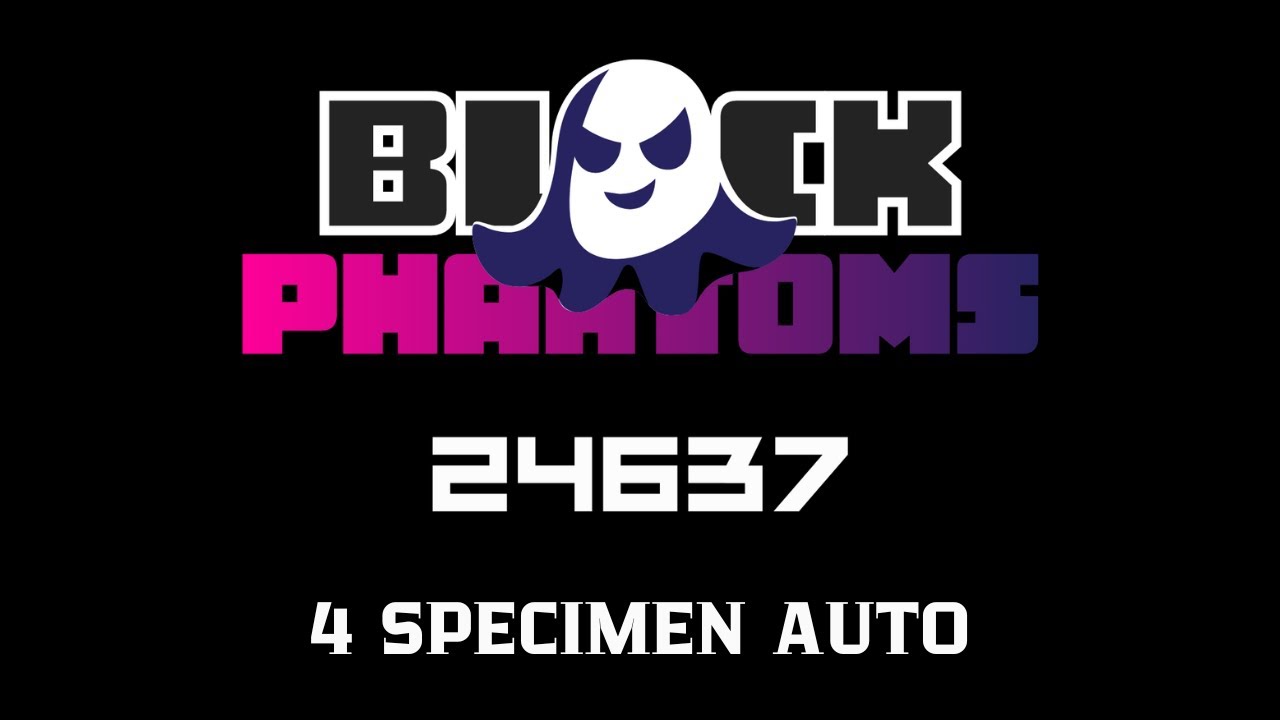 Black Phantoms 24637 I 4 SPECIMEN AUTO I FTC Into The Deep - YouTube