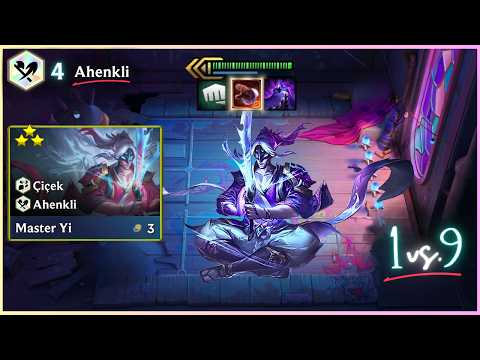 GİZLİ META!? DÖVÜŞÇÜ ⭐⭐⭐ MASTER YI = 1vs9 KOMPU?! | SET 18 | OVERRATED TFT