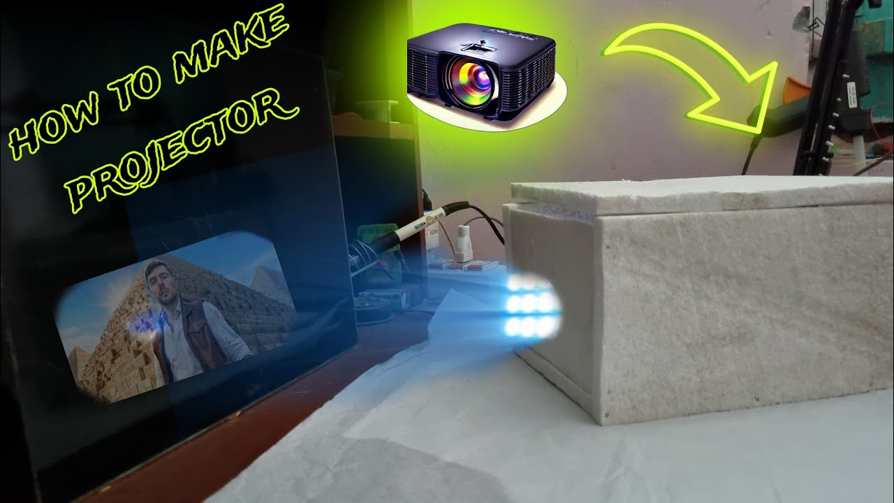 How to Make a Homemade Projector | DIY Smartphone Projector at Home ...