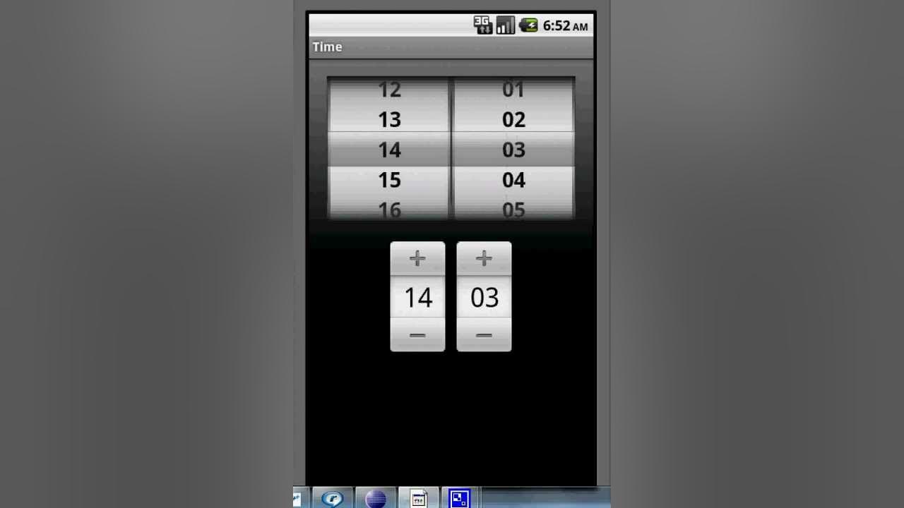 android wheel picker demo - YouTube