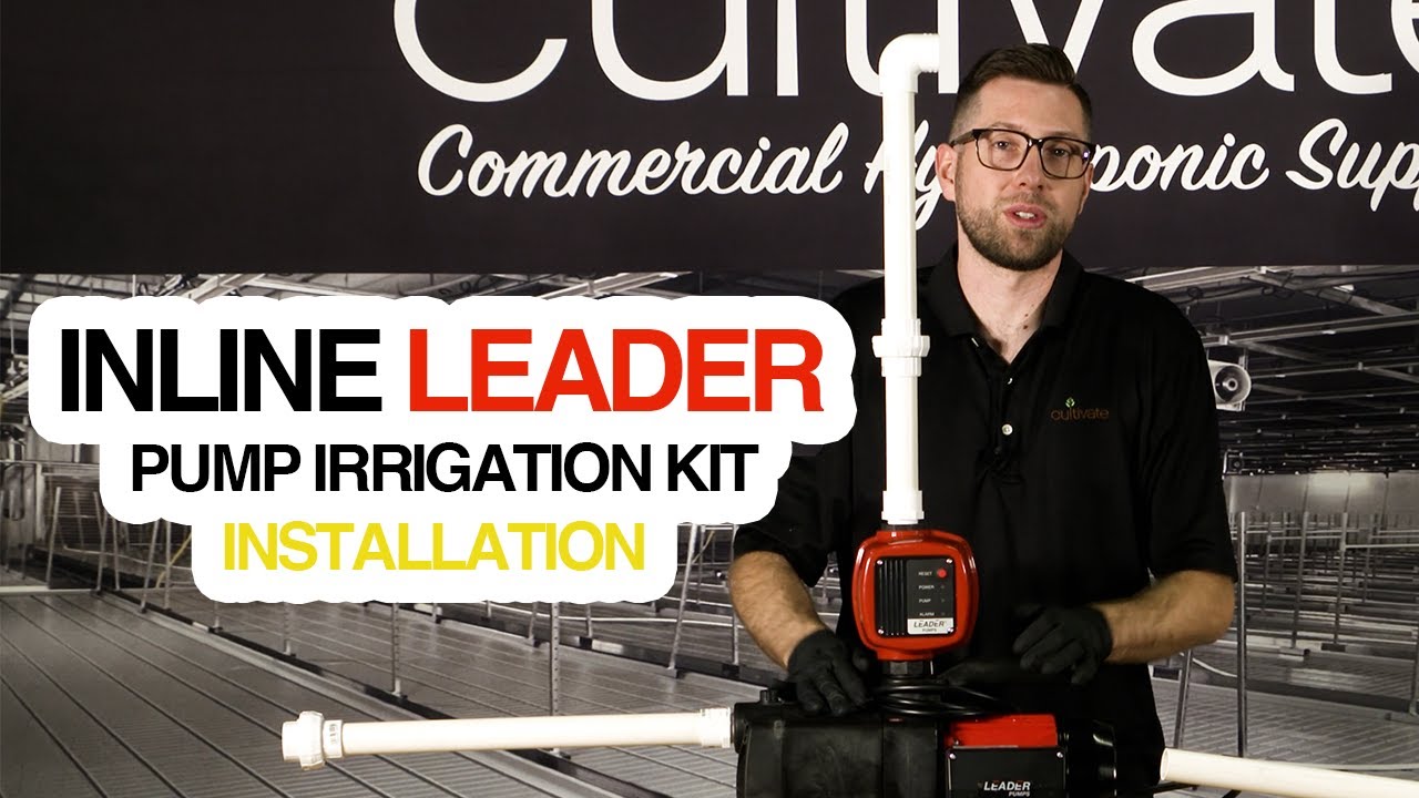 INLINE LEADER PUMP IRRIGATION KIT INSTALLATION - YouTube