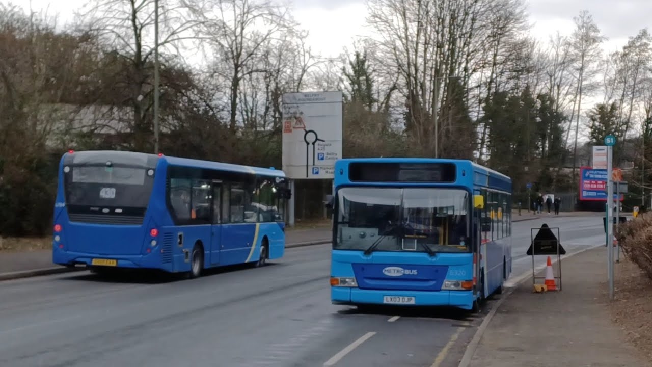 Metrobus enviro 200 MMC passing Dennis Dart in Redhill 06/03/2023 - YouTube