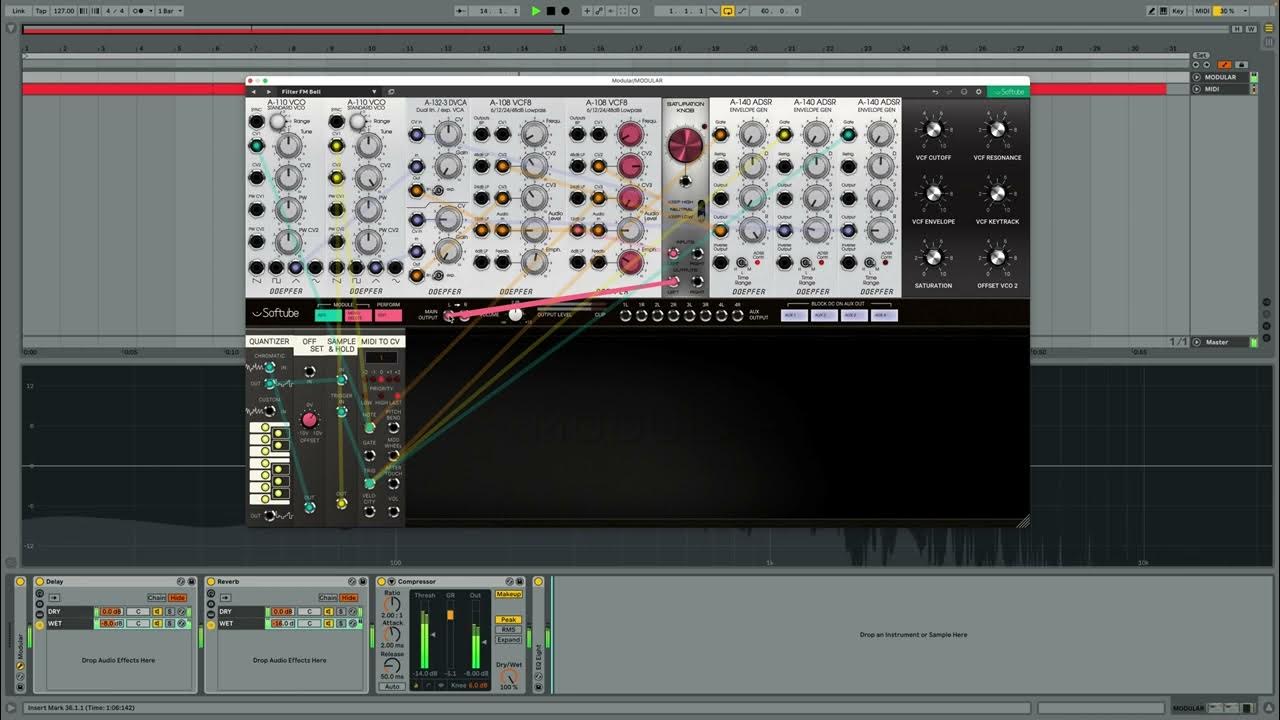Softube Modular - Filter FM Bell [Free Patch Download] - YouTube