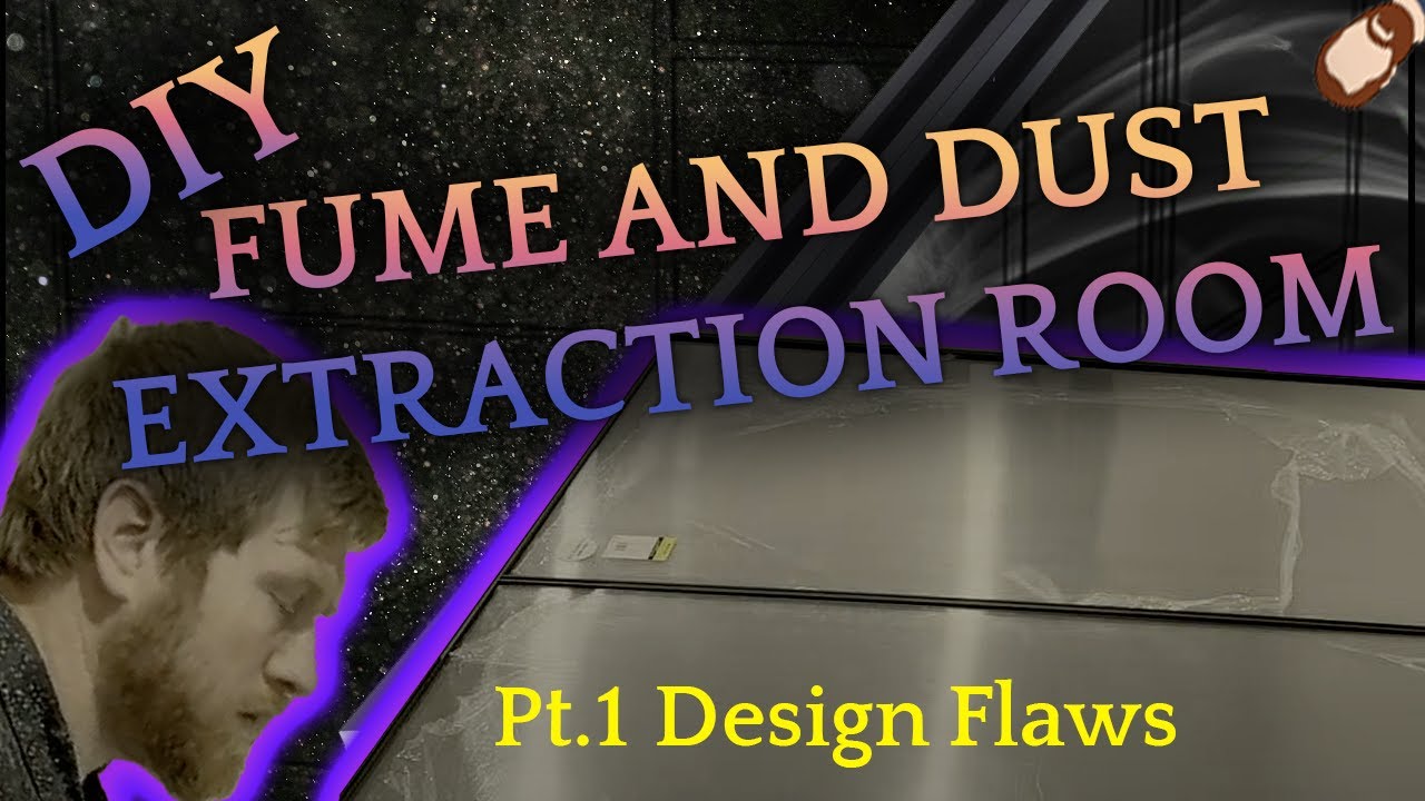Pt.1 Building a DIY DUST AND FUME EXTRACTION ROOM for my CNC lab - YouTube