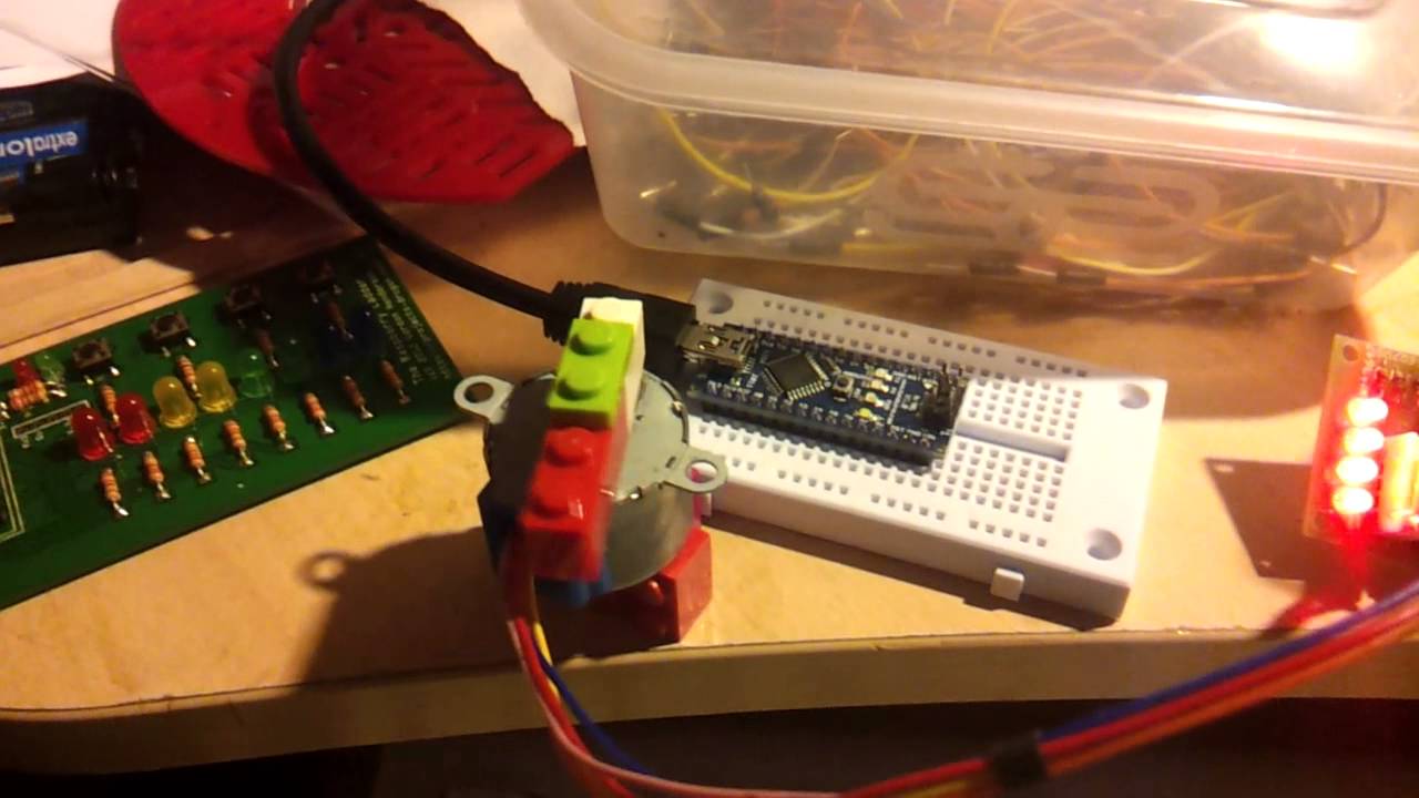 Stepper Motor controlled from Arduino by Scratch - YouTube