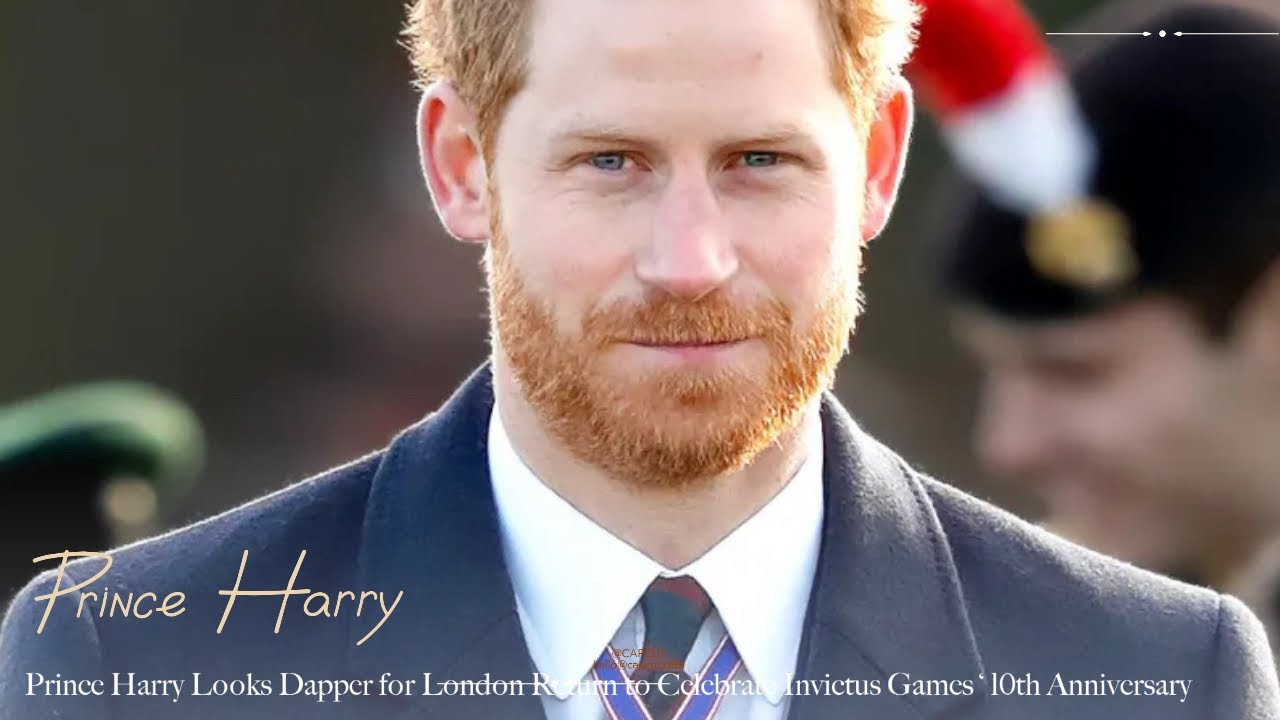 Prince Harry’s Dapper Return : Celebrating a Decade of Invictus Games - YouTube