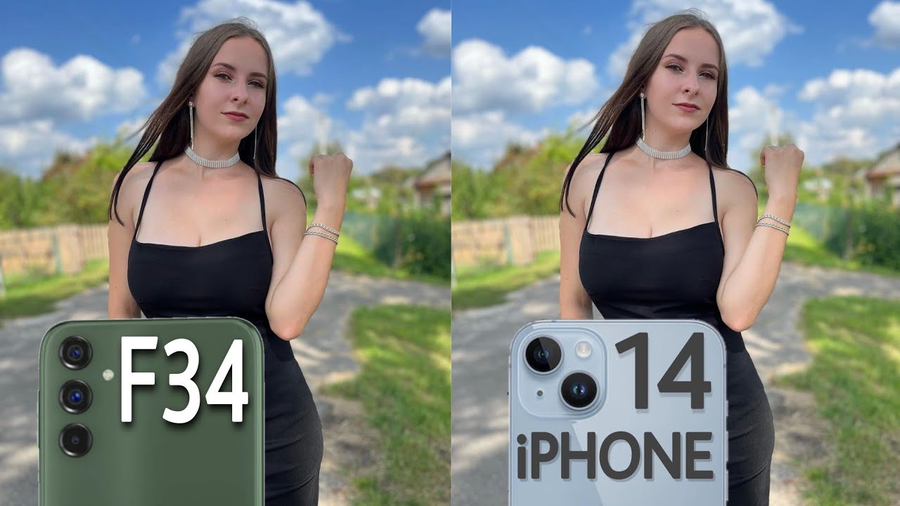 Samsung Galaxy F34 5G Vs iPhone 14 Camera Test Comparison - YouTube