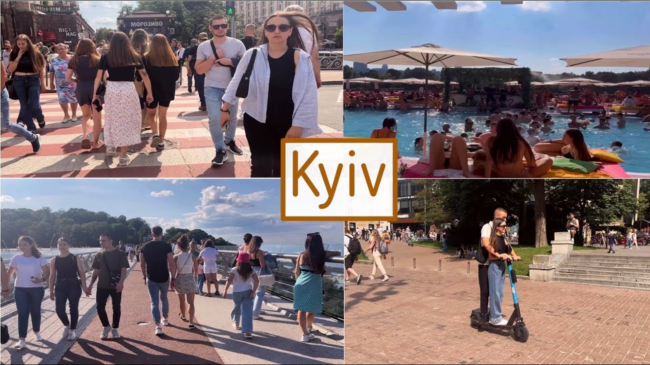 Life in the city of Kyiv today. How people spend their time in the ...