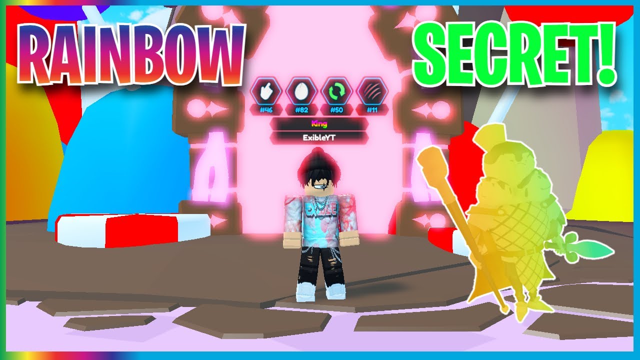 🍀🌈 WE HATCHED A *RAINBOW* CANDY SECRET In Tapping Legends X! (Roblox ...