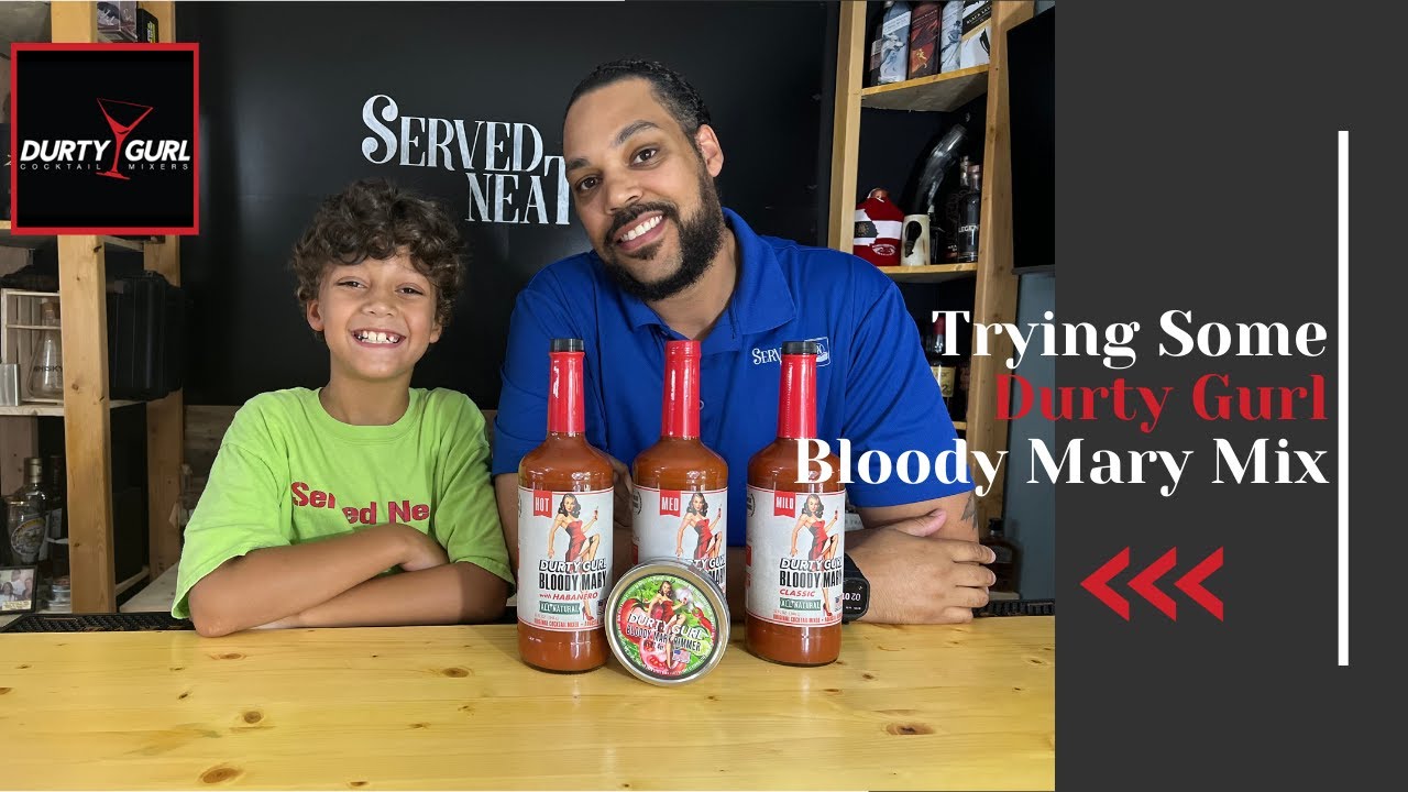 Durty Gurl Bloddy Mary mix Review: Kid Friendly - YouTube