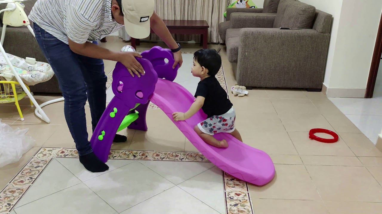 Indoor Play Slide for Kids - YouTube
