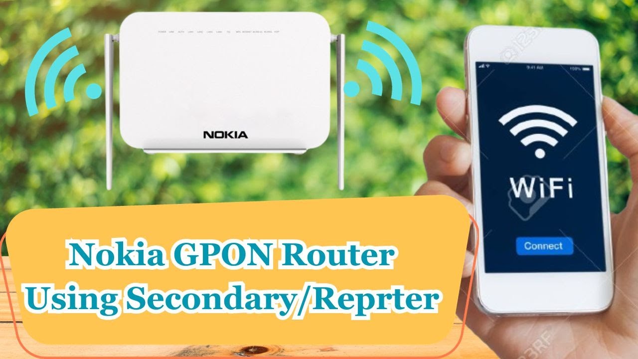 How To Use Nokia Router as Secondary Router | Nokia Router as Repeater ...
