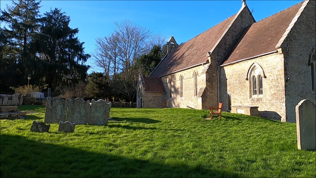 Virtual Walk - Graveyard At Holy Cross Church - Binstead, Isle Of Wight ...