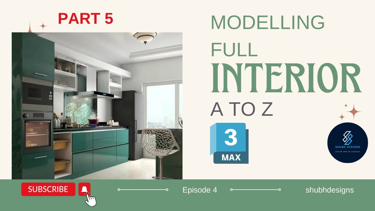Complete Interior Modeling in 3ds Max: Day 5 - Crafting the Perfect ...