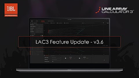 JBL Line Array Calculator (LAC) - YouTube