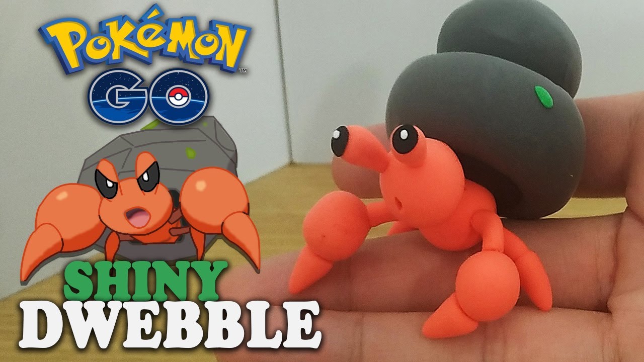 Como hacer POKÉMON DWEBBLE SHINY 100% Clay Art - POKÉMON DWEBBLE SHINY ...