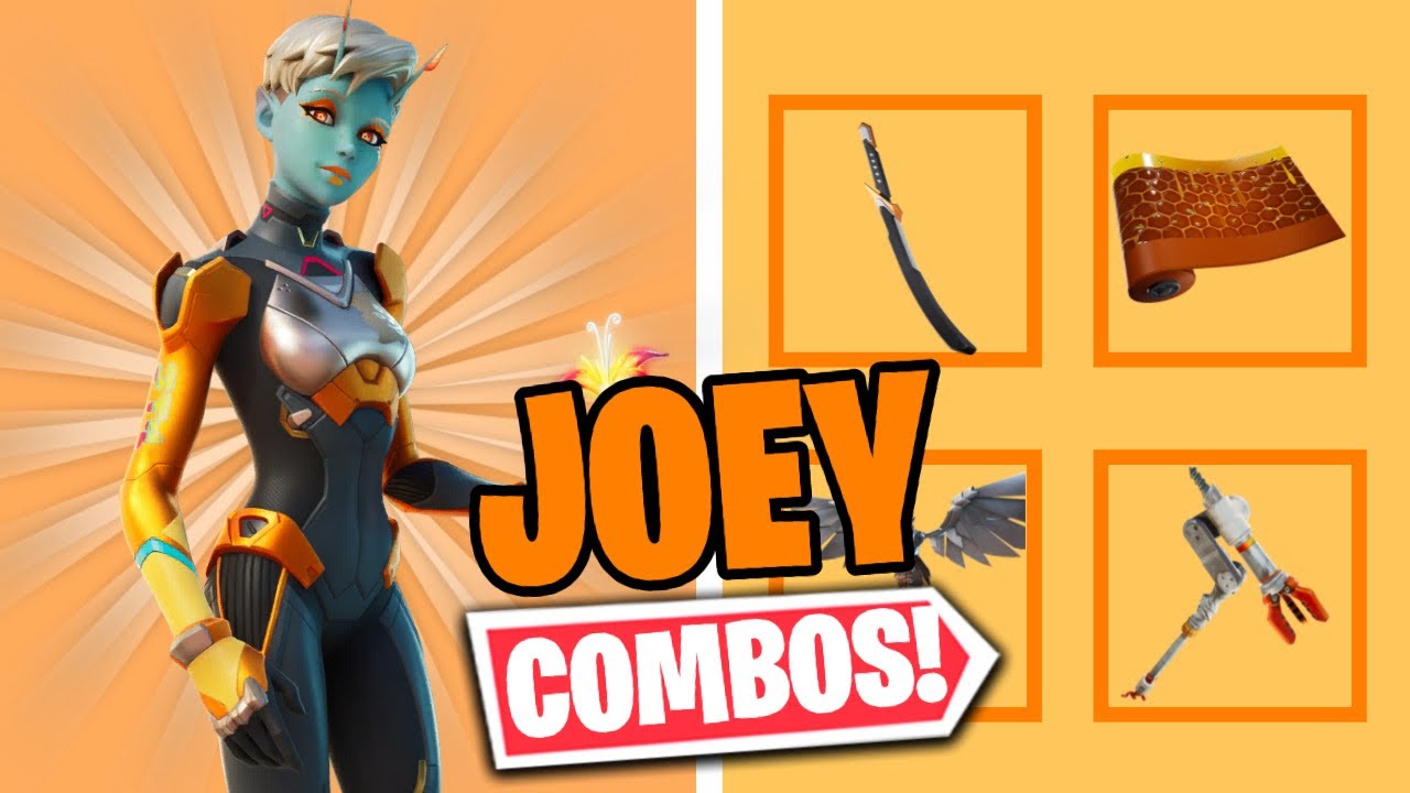 JOEY (UNZIPPED) COMBOS | FORTNITE SKIN REVIEW - YouTube
