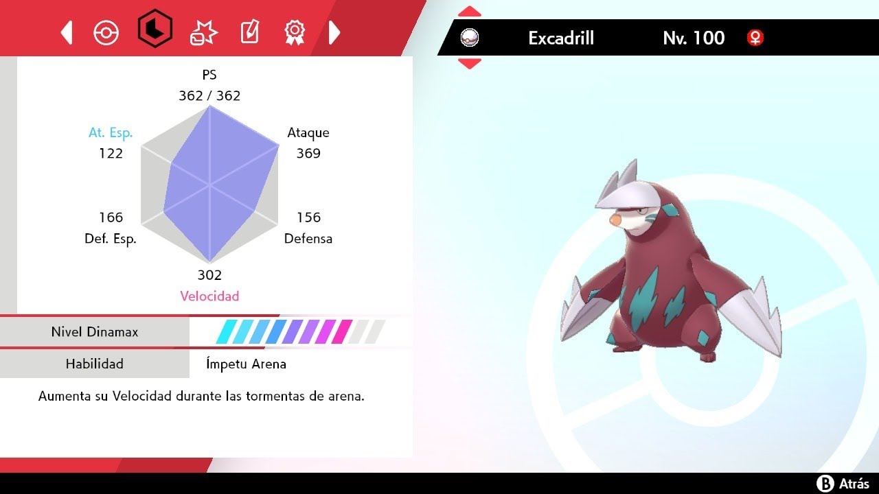 REPARTO EXCADRILL SHINY 6ivs COMPETITIVO - POKÉMON ESPADA y ESCUDO ...